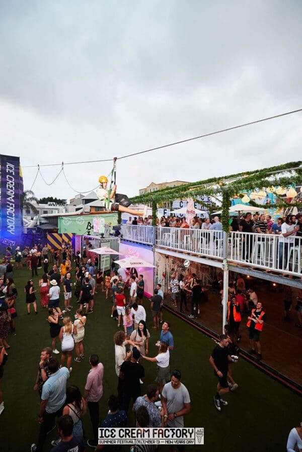 Ice Cream Factory’s 11m-High Zip-line With Red Bull | Saferight Solutions