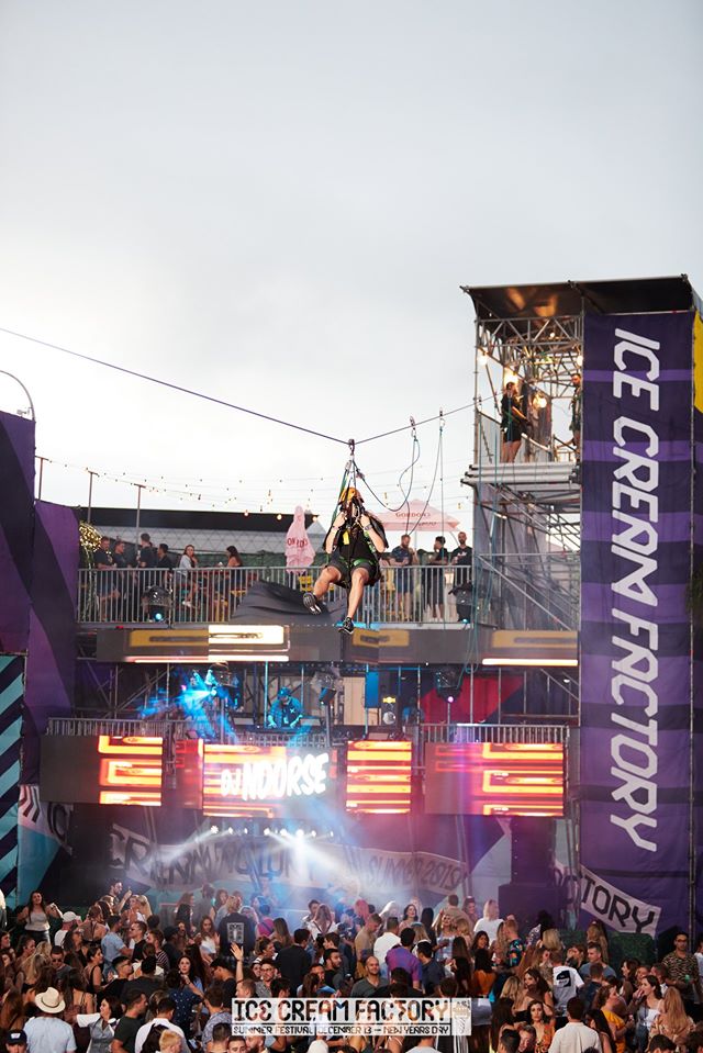 Ice Cream Factory’s 11m-High Zip-line With Red Bull | Saferight Solutions
