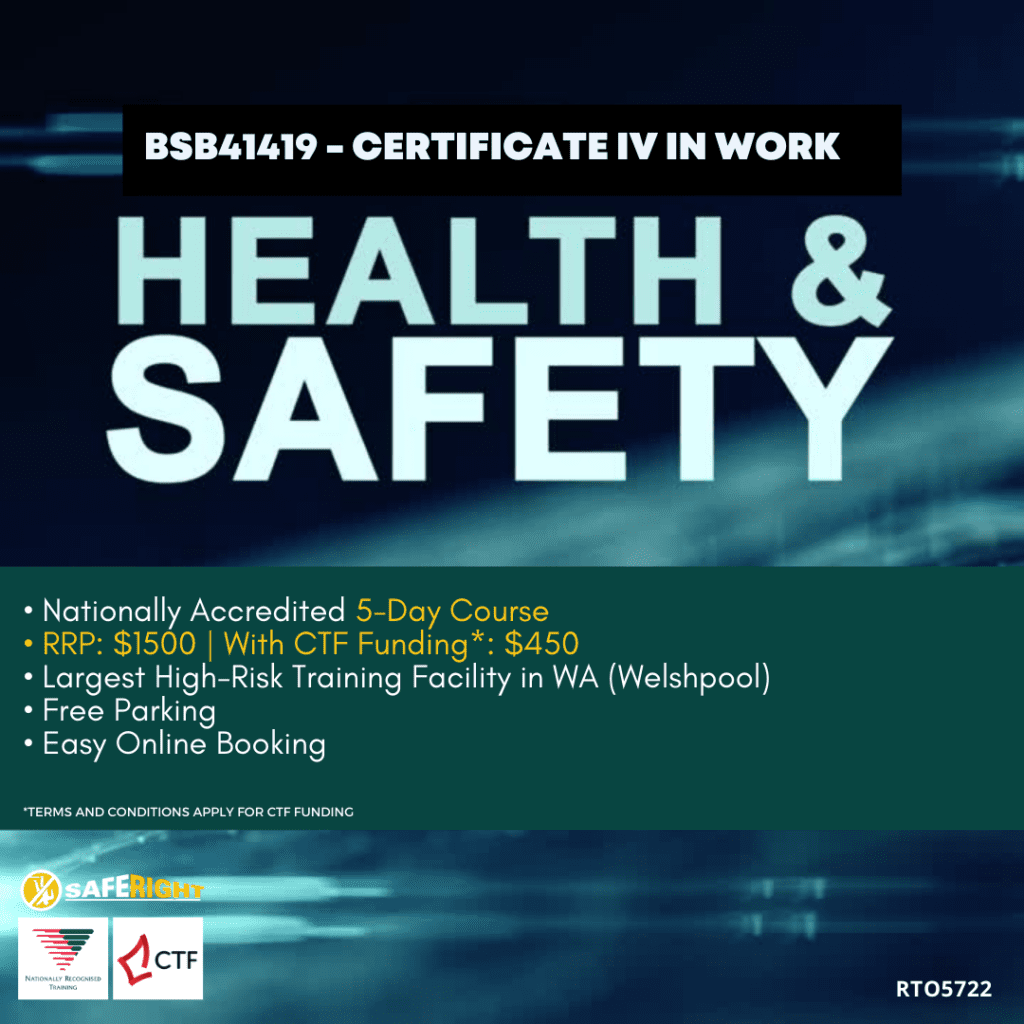 Certificate IV in Work Health and Safety Perth | Saferight Training